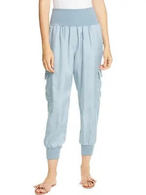 Cinq À Sept Cinq À Sept Giles Cropped Cargo Joggers Cloudy Day