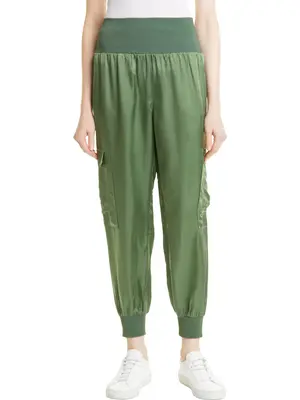 Cinq À Sept Cinq À Sept Giles Cropped Cargo Joggers Hemp