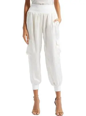 CINQ À SEPT Cinq À Sept Giles Cropped Cargo Joggers
