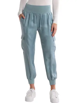 Cinq À Sept Cinq À Sept Giles Cropped Cargo Joggers Ocean Dew