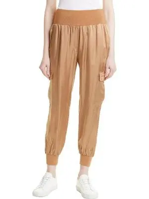 Cinq À Sept Giles Cropped Cargo Joggers - Sahara