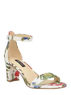 Nine West Nine West Pruce Ankle Strap Sandal White