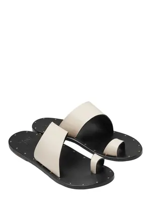 Beek Beek Finch Sandal Eggshell/black