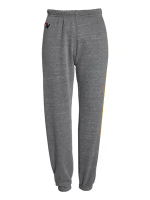 Aviator Nation Aviator Nation Stripe Track Pants Heather Grey