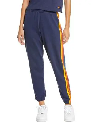 Aviator Nation Aviator Nation Stripe Track Pants Navy