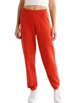 Aviator Nation Aviator Nation Stripe Track Pants Red