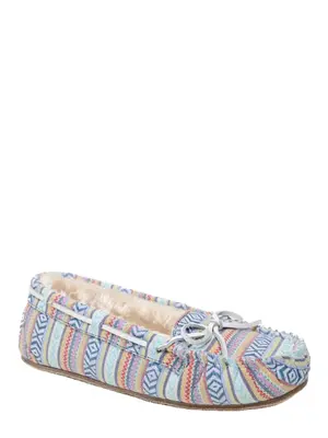 Minnetonka Minnetonka Cally Slipper Aqua Arizona