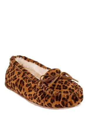 Minnetonka Cally Slipper - Cinnamon Animal