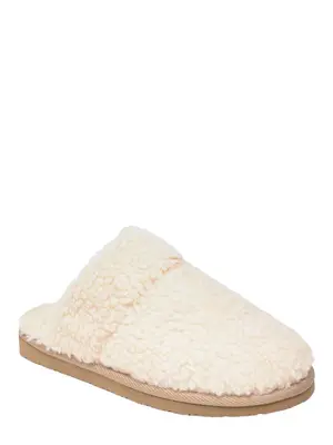 Minnetonka Minnetonka Chesney Mule Slipper Cream