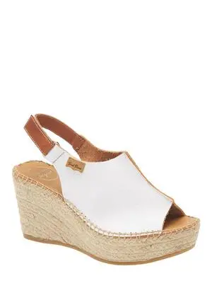 TONI PONS Lugano Espadrille Wedge Sandal - Blanco