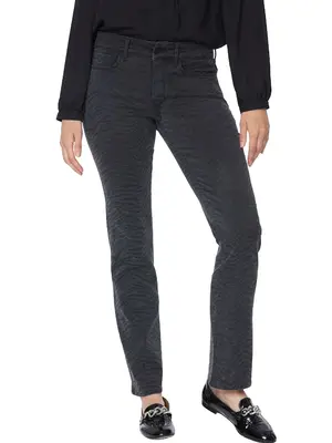 NYDJ NYDJ Marilyn Straight Leg Jeans Libya Zebra