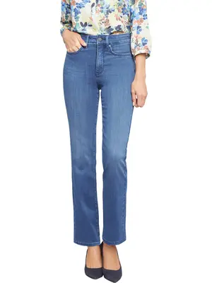 NYDJ NYDJ Marilyn Straight Leg Jeans Rendezvous