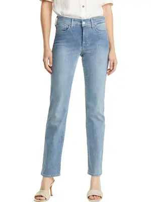 NYDJ NYDJ Marilyn Straight Leg Jeans Thistle Falls