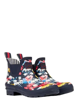 Joules Wellibob Short Chelsea Rain Boot Navyflo
