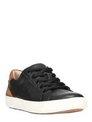 Naturalizer Morrison Lace Up Sneakers - Black Leather