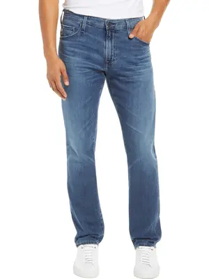 Ag AG Everett Slim Straight-Leg Jeans 11 Years Stonehenge
