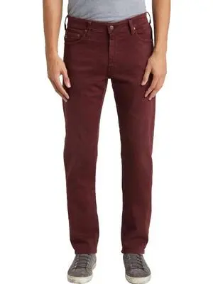 Ag AG Everett Slim Straight-Leg Jeans 7 Years Sulfur Dark Plum