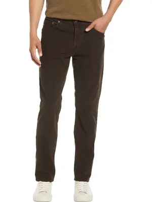 Ag AG Everett Slim Straight-Leg Jeans Earth Brown
