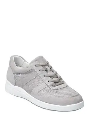 Mephisto Rebecca Perforated Sneaker - Light Grey