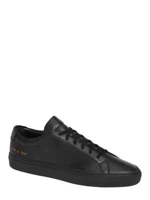 COMMON PROJECTS Common Projects Original Achilles Sneaker Black Leather