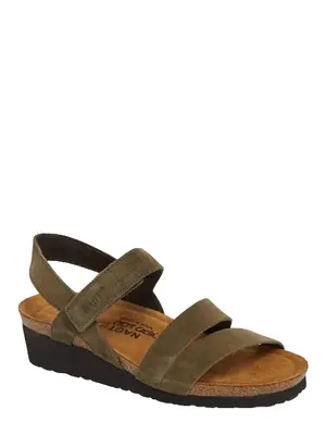 Naot Naot Kayla Sandal Oily Olive Suede