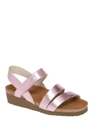Naot Naot Kayla Sandal Pink Mirror Leather