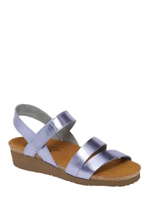 Naot Naot Kayla Sandal Purple Mirror Leather