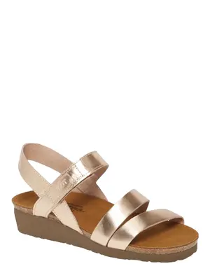 Naot Naot Kayla Sandal Rose Gold Leather