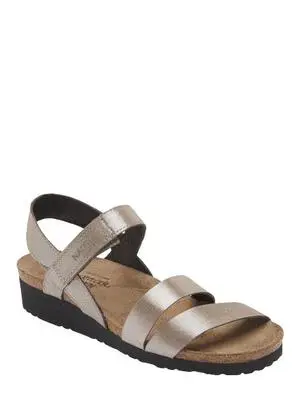 Naot Naot Kayla Sandal Silver Threads Leather