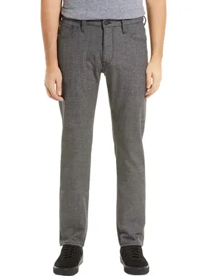 34 Heritage 34 Heritage Courage Straight Leg Jeans Grey Houndstooth