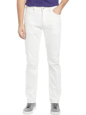 34 Heritage 34 Heritage Courage Straight Leg Jeans White Denim