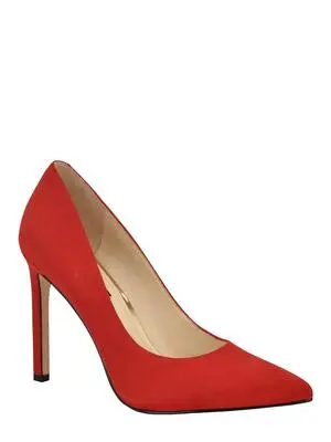 Nine West Nine West Tatiana Pointed Toe Stiletto Pumps Dark Red