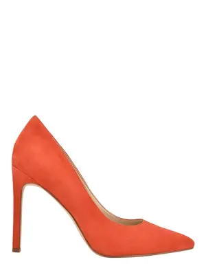 Nine West Nine West Tatiana Pointed Toe Stiletto Pumps Orange Suede