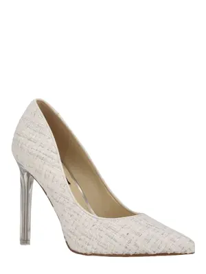 Nine West Nine West Tatiana Pointed Toe Stiletto Pumps White