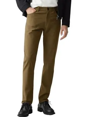 Theory Theory Raffi Twill Straight Leg Pants Duffle