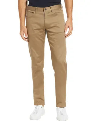 Theory Theory Raffi Twill Straight Leg Pants Fawn