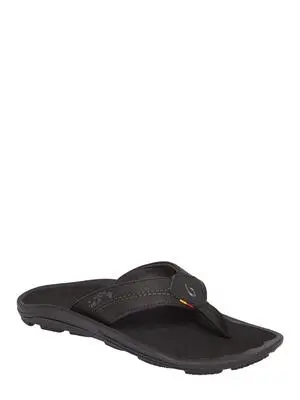 Olukai Kipi Flip Flop - Black/black