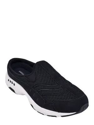 Easy Spirit Easy Spirit Traveltime Sneaker Black Suede
