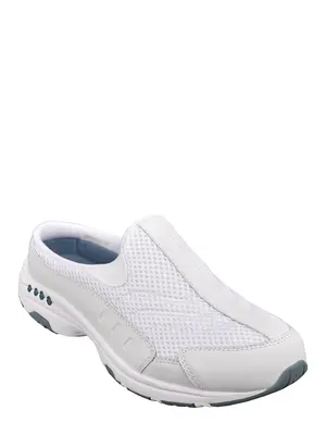 Easy Spirit Easy Spirit Traveltime Sneaker White Suede