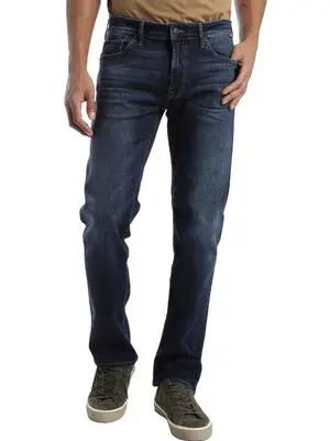 MAVI Zach Straight Leg Jeans Deep Blue Cashmere