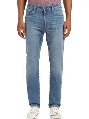 MAVI Zach Straight Leg Jeans Light Athletic