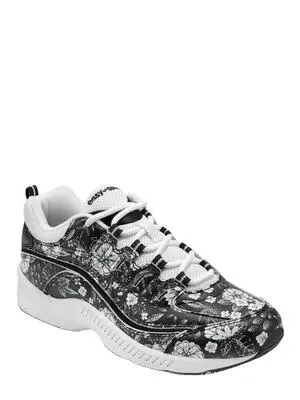 Easy Spirit Romy Sneaker - Black Floral