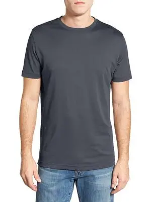 Robert Barakett Georgia Pima Cotton T-Shirt Cool Grey