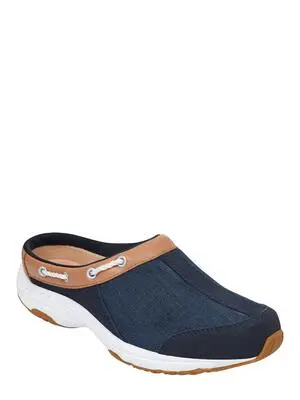 Easy Spirit Travelport Clog - Navy Suede