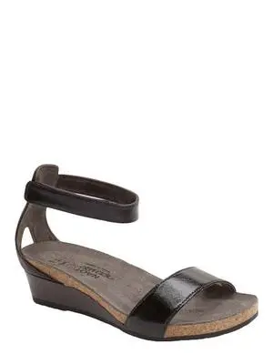 Naot Pixie Sandal - Black Raven Luster Leather