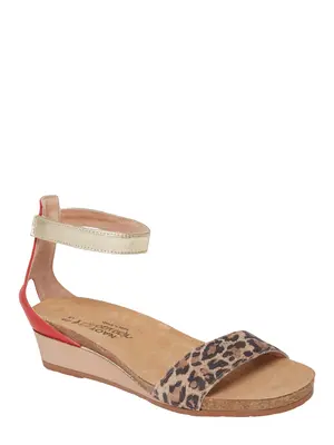 Naot Naot Pixie Sandal Cheetah Print Suede