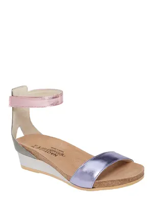 Naot Naot Pixie Sandal Purple/ Pink Mirror Leather