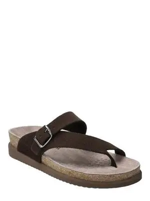 Mephisto Helen Toe-loop Sandal - Dark Brown