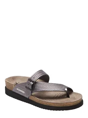 Mephisto Mephisto Helen Toe-Loop Sandal Grey Twist