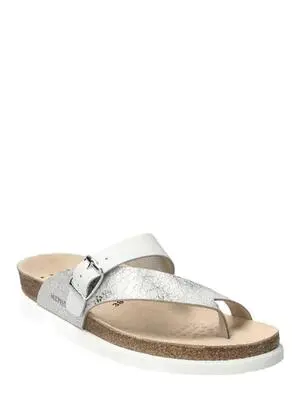 Mephisto Mephisto Helen Toe-Loop Sandal Grey/silver